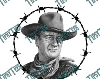 John Wayne Svg | Etsy