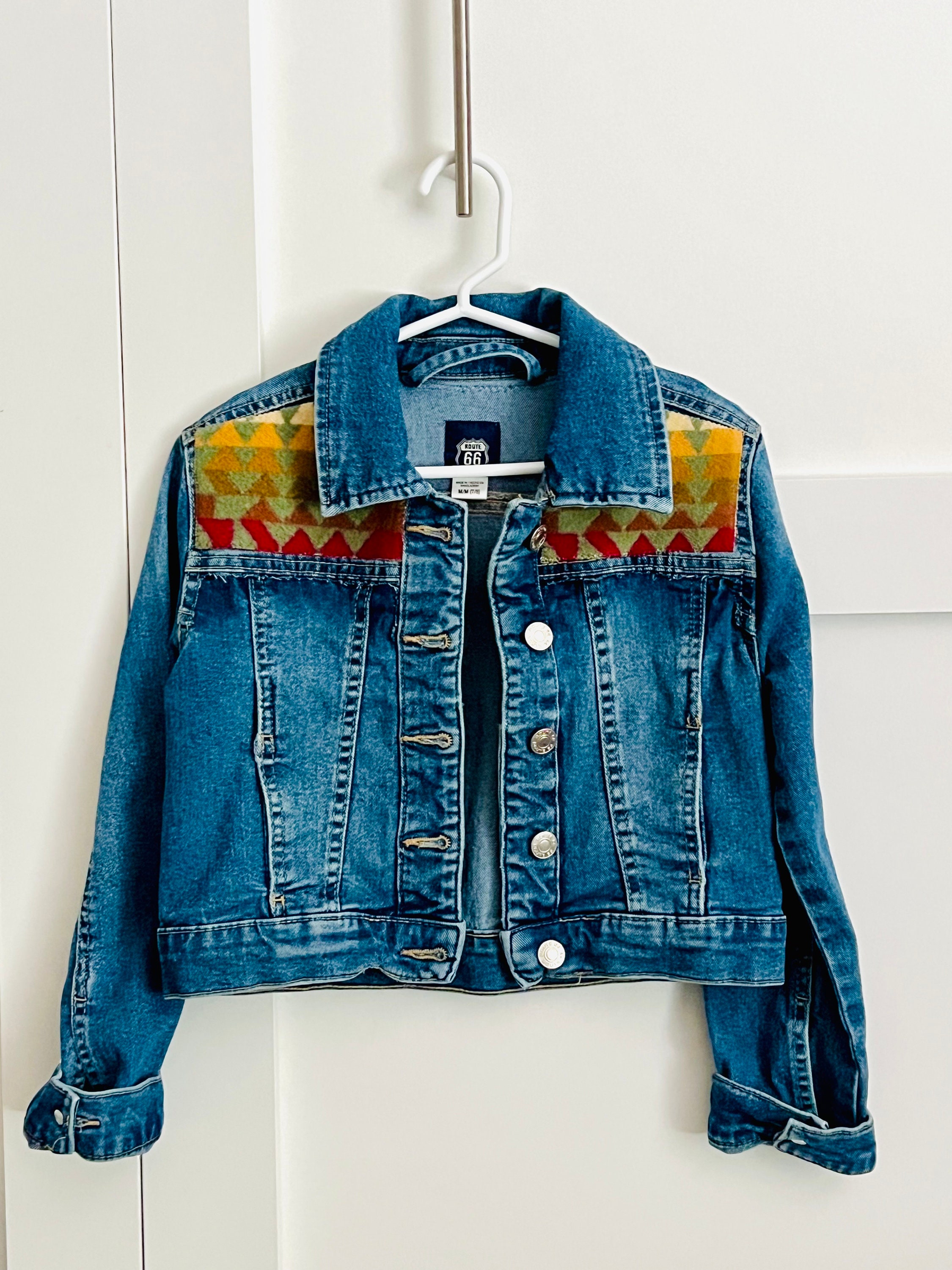 Youth Girls Southwestern Aztec Jean Jacket - Etsy