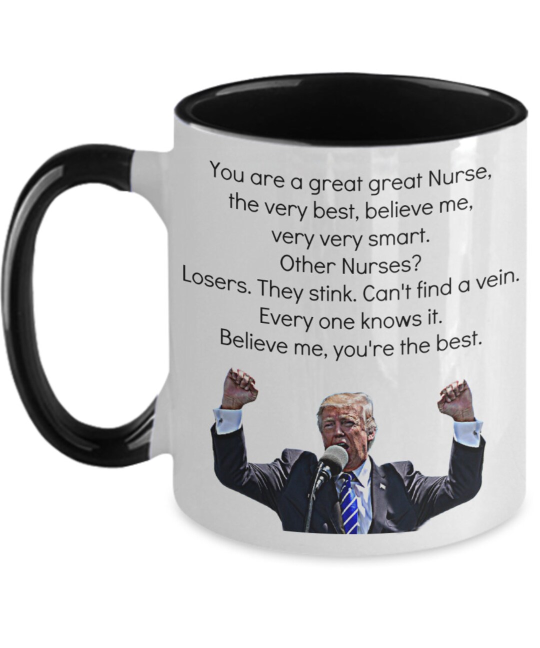 Funny Donald Trump Nurse Mug, Humorous Nurse Gift - Etsy