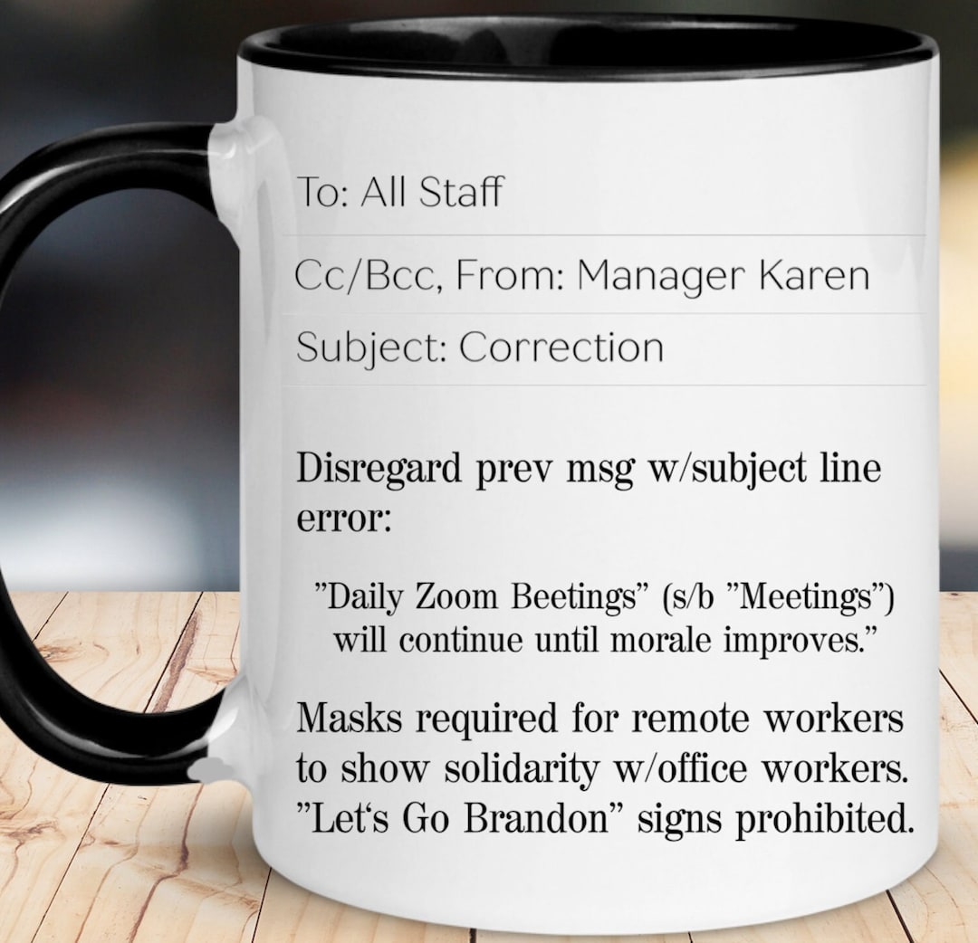 Zoom Meeting Coffee Mug, Office Worker Gift Mug, Remote Worker Gift Mug ...