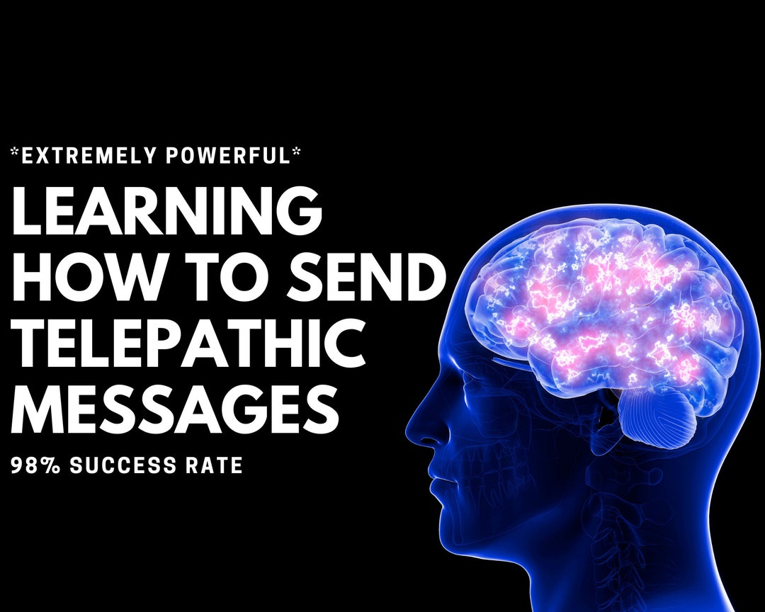 Learning How to Send Telepathic Messages - Etsy