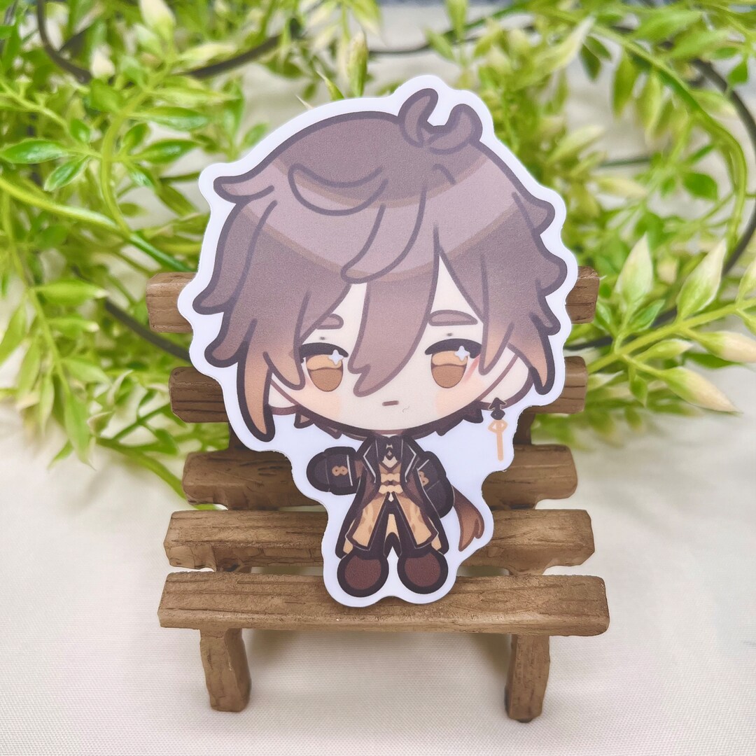 Zhongli Vinyl Sticker - Etsy