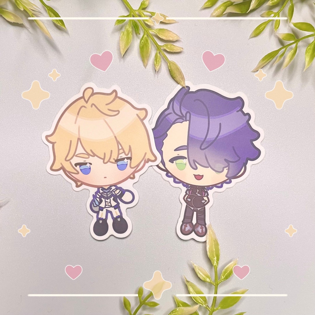 Honkai Star Rail : Sampo and Gepard Vinyl Sticker Pack | Water Bottle ...