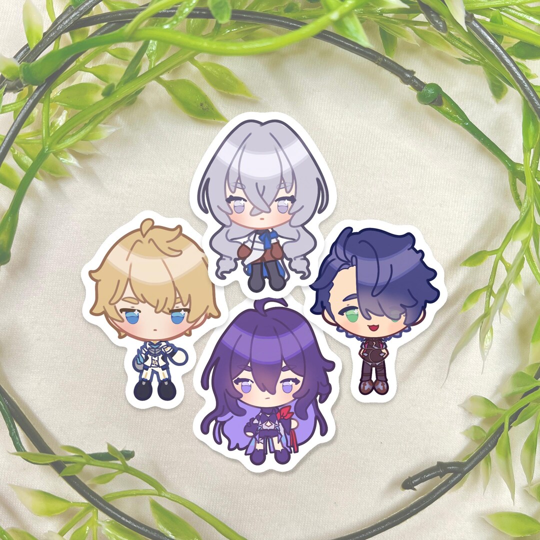Honkai Star Rail : Belobog Vinyl Stickers | Bronya, Seele, Sampo ...