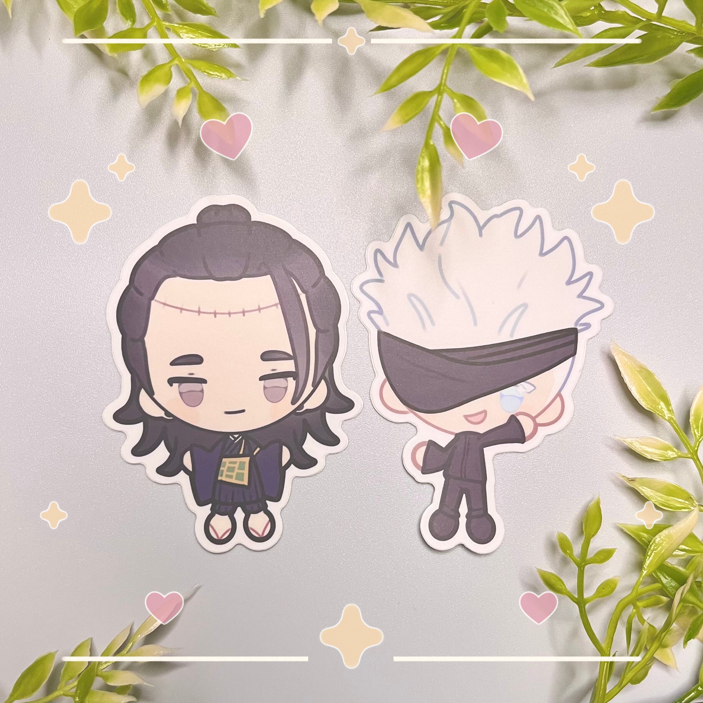 Gojo and Geto Sticker Pack - Etsy