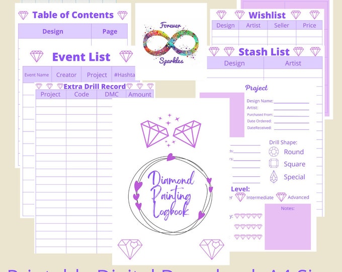 Diamond Art Journal - Etsy