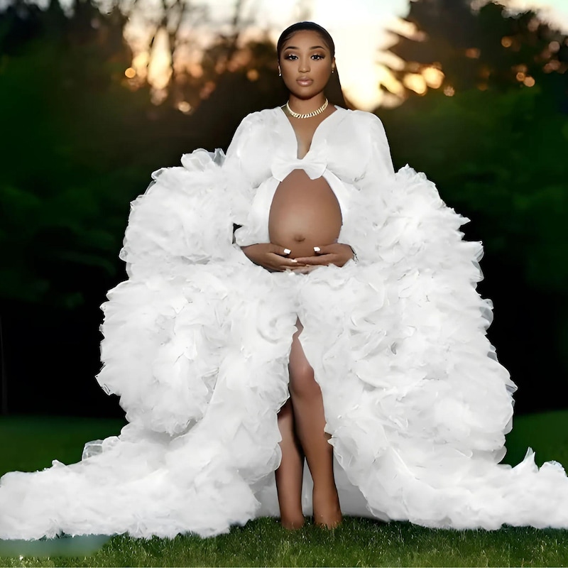 Photo Shoot Ruffle Robe - Etsy