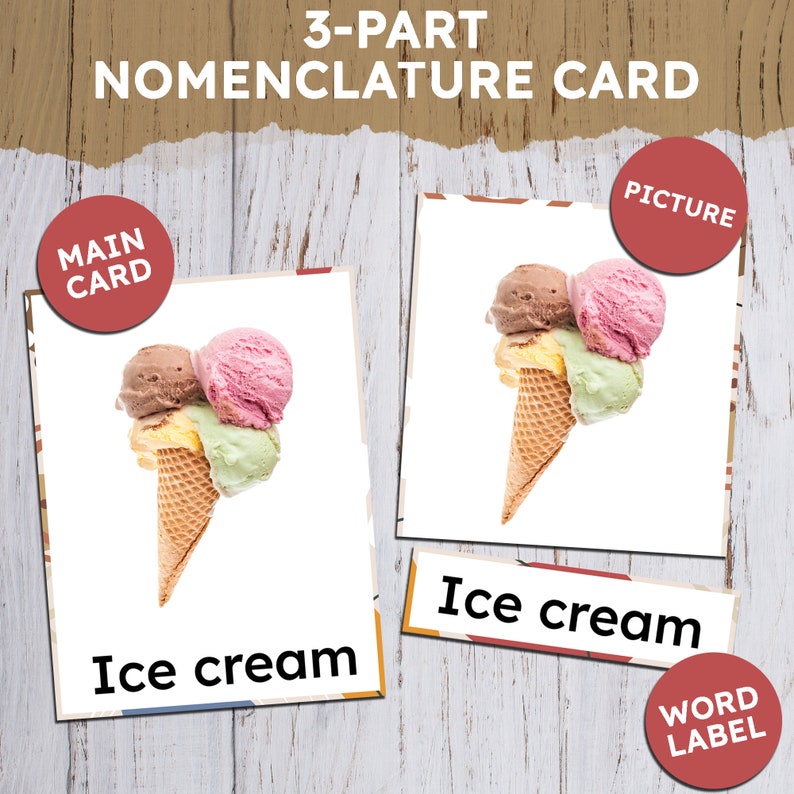 FIRST FOODS, INSTANT Download Montessori Cards, Printable Montessori ...