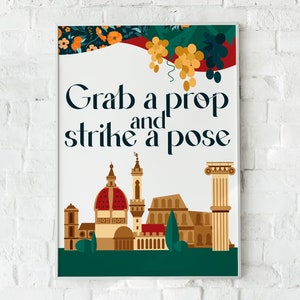 ITALY Photo Booth Props, INSTANT DOWNLOAD, Printable Fun Photo Booth ...