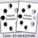 Moon Phases Poster, INSTANT DOWNLOAD Montessori Poster, Printable ...