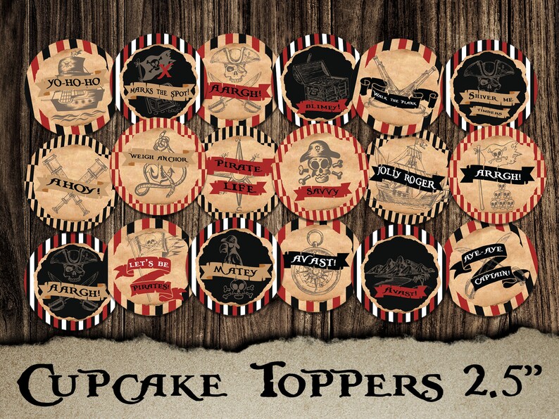 Pirate Birthday Party Pack, INSTANT DOWNLOAD, Pirate Birthday Party ...