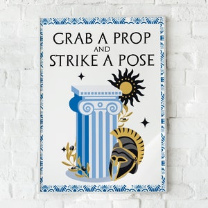 GREECE Photo Booth Props, INSTANT DOWNLOAD, Printable Fun Photo Booth ...