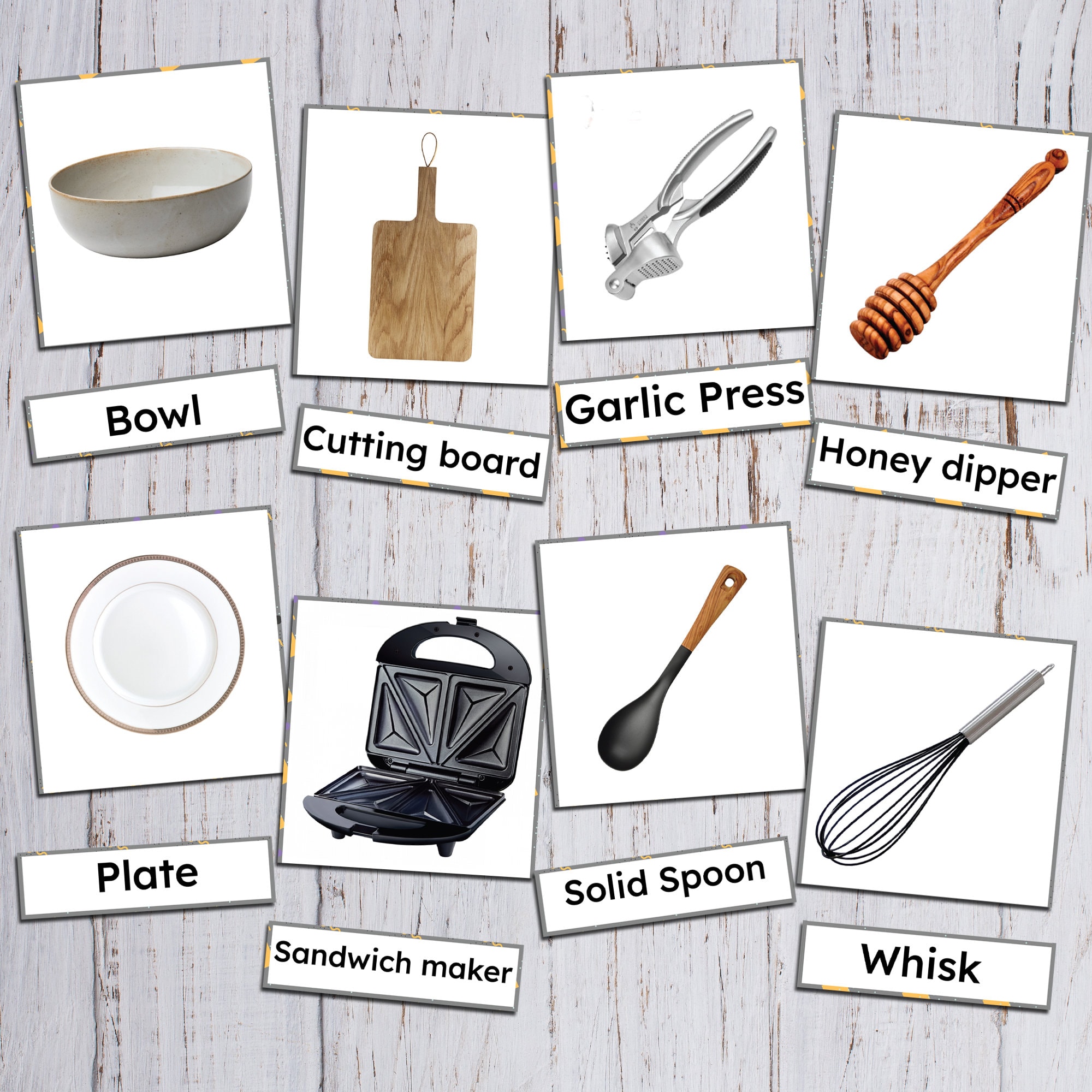 IN THE KITCHEN, Instant Download Montessori Cards, Printable Montessori ...