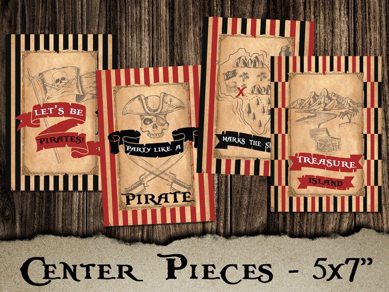 Pirate Birthday Party Pack, INSTANT DOWNLOAD, Pirate Birthday Party ...