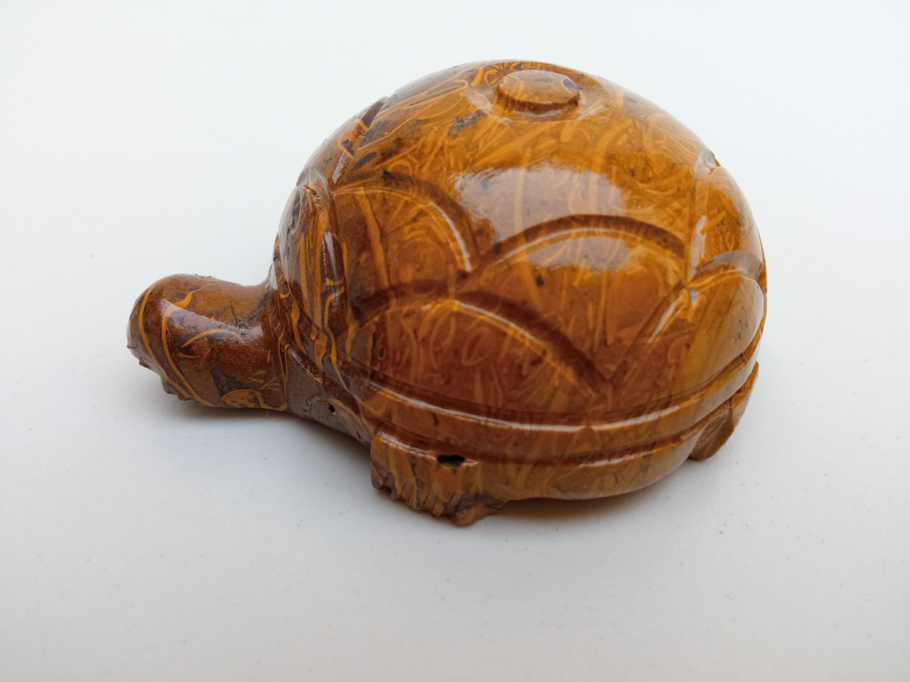 Pair of 2 Hand Carved Red Jasper Stone Tortoise, Tortoise Carving ...