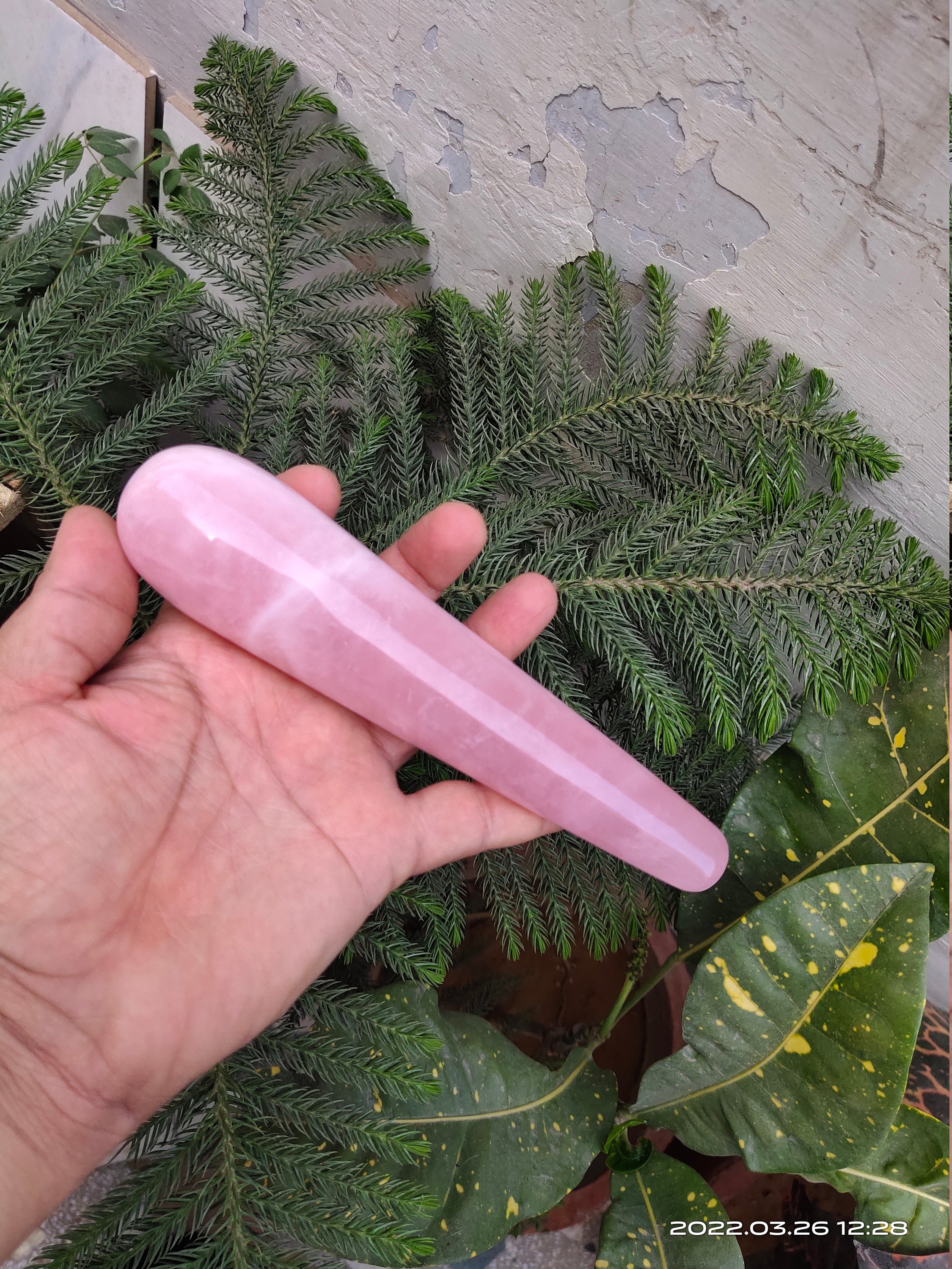 Rose Quarts Yoni Wand Crystal Dildo Yoni Wand Yoni - Etsy