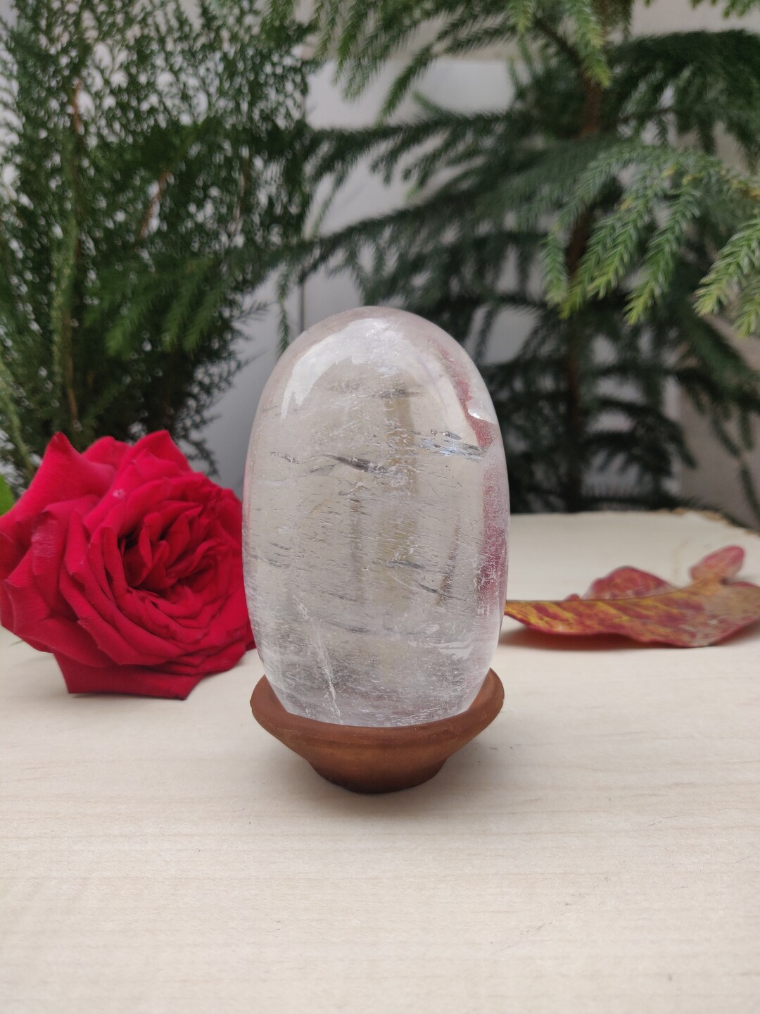 Clear Quarts Shivling, Hand Made Shivling Statue , Hand Carved Crystal ...