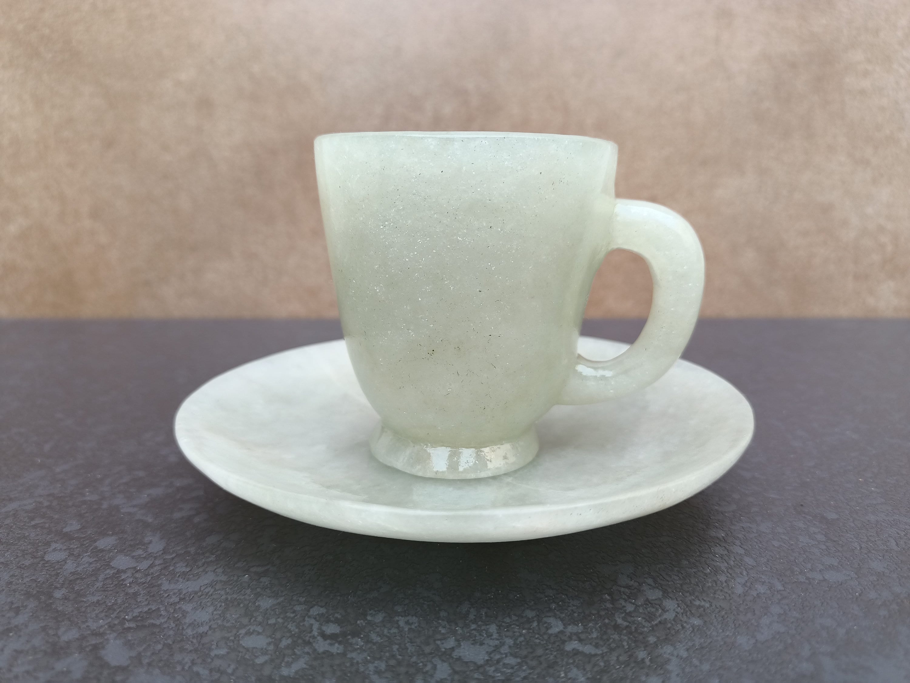 Beautiful Light Green Aventurine Crystal Tea & Coffee Cup Crystal Cup ...