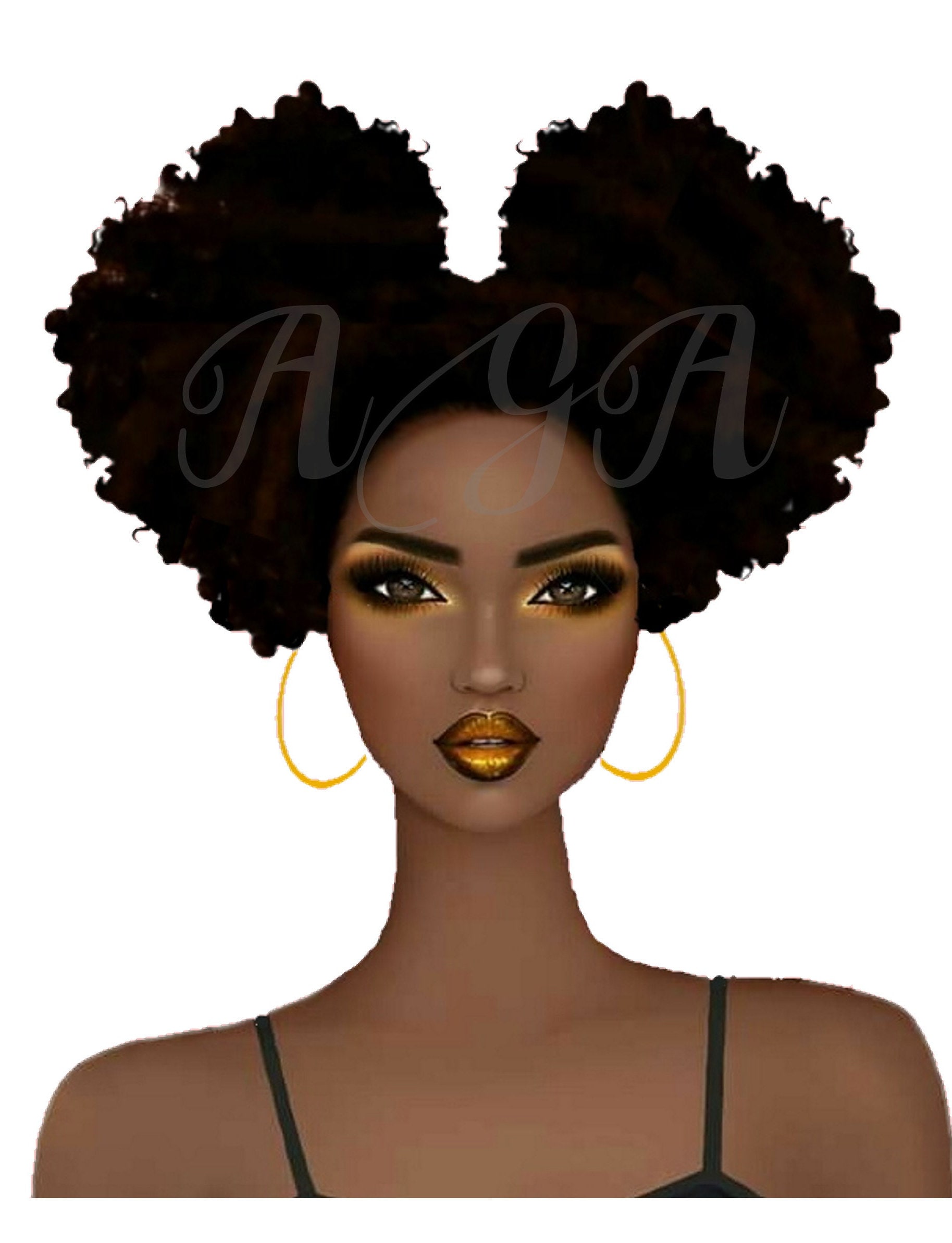 African American Women Clipart