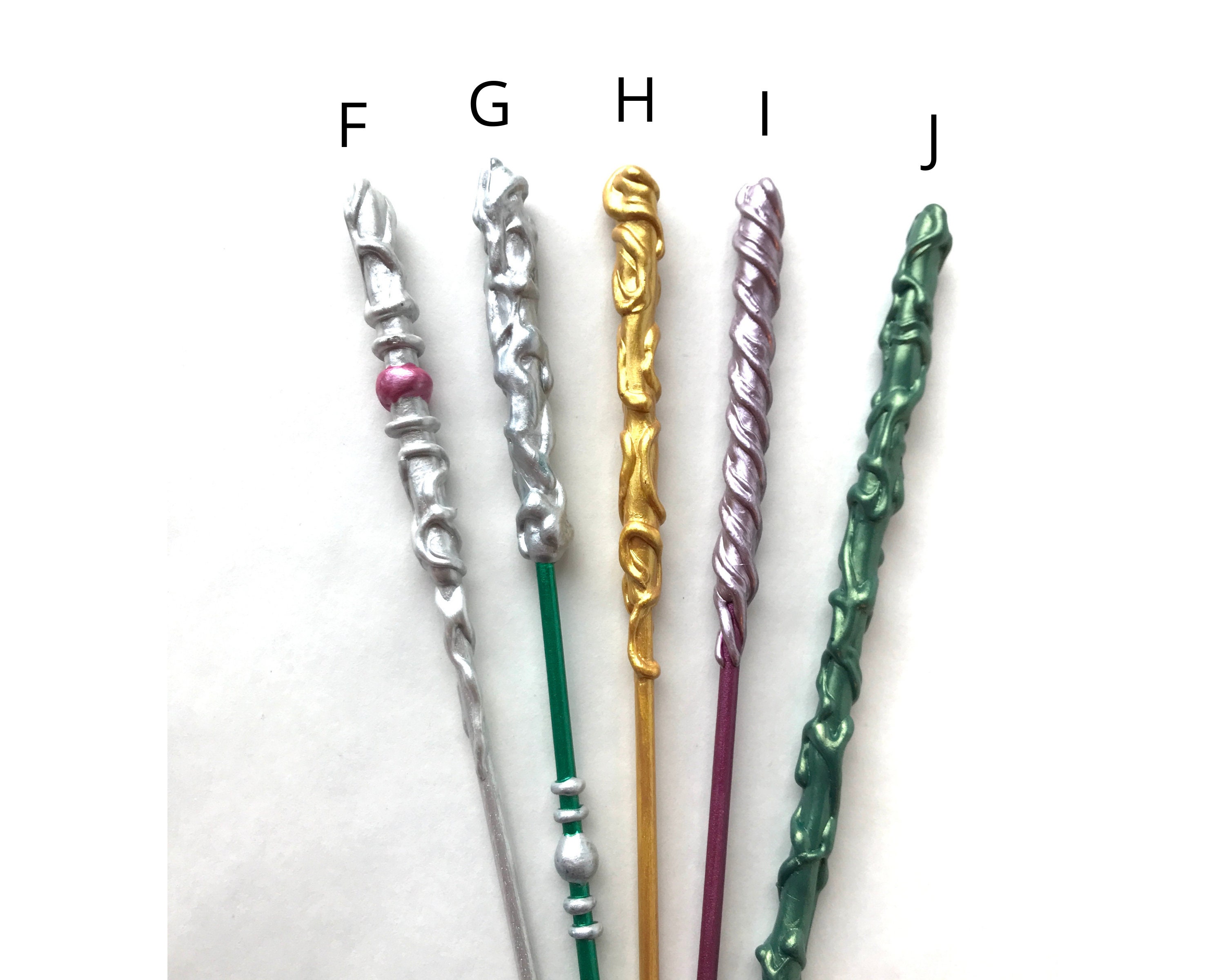 Colorful Magic Wands for Witches and Wizards Rainbow Magick - Etsy