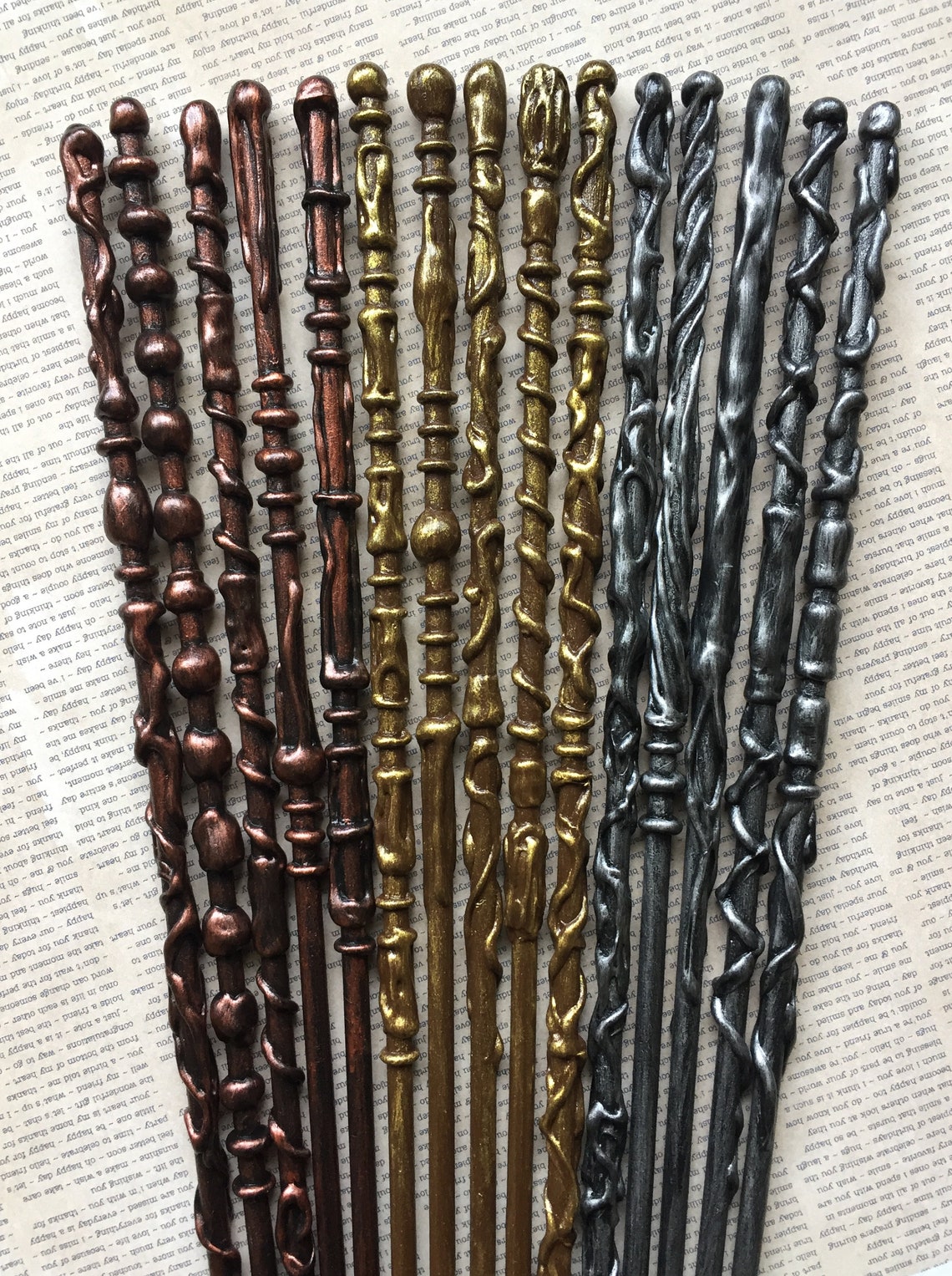 Bulk Magic Wands for Weddings or Parties Bronze Gold Silver - Etsy