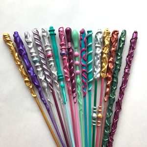 Colorful Magic Wands for Witches and Wizards, Rainbow Magick Wands ...