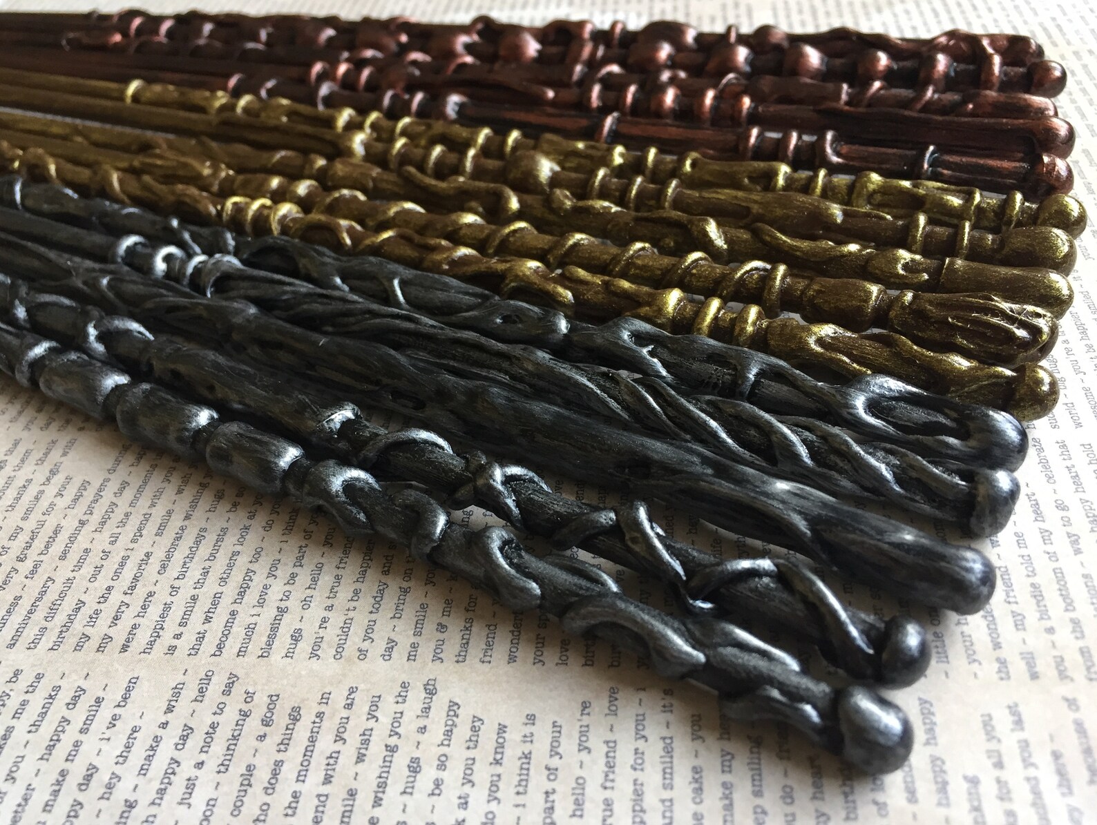 Bulk Magic Wands for Weddings or Parties Bronze Gold Silver - Etsy