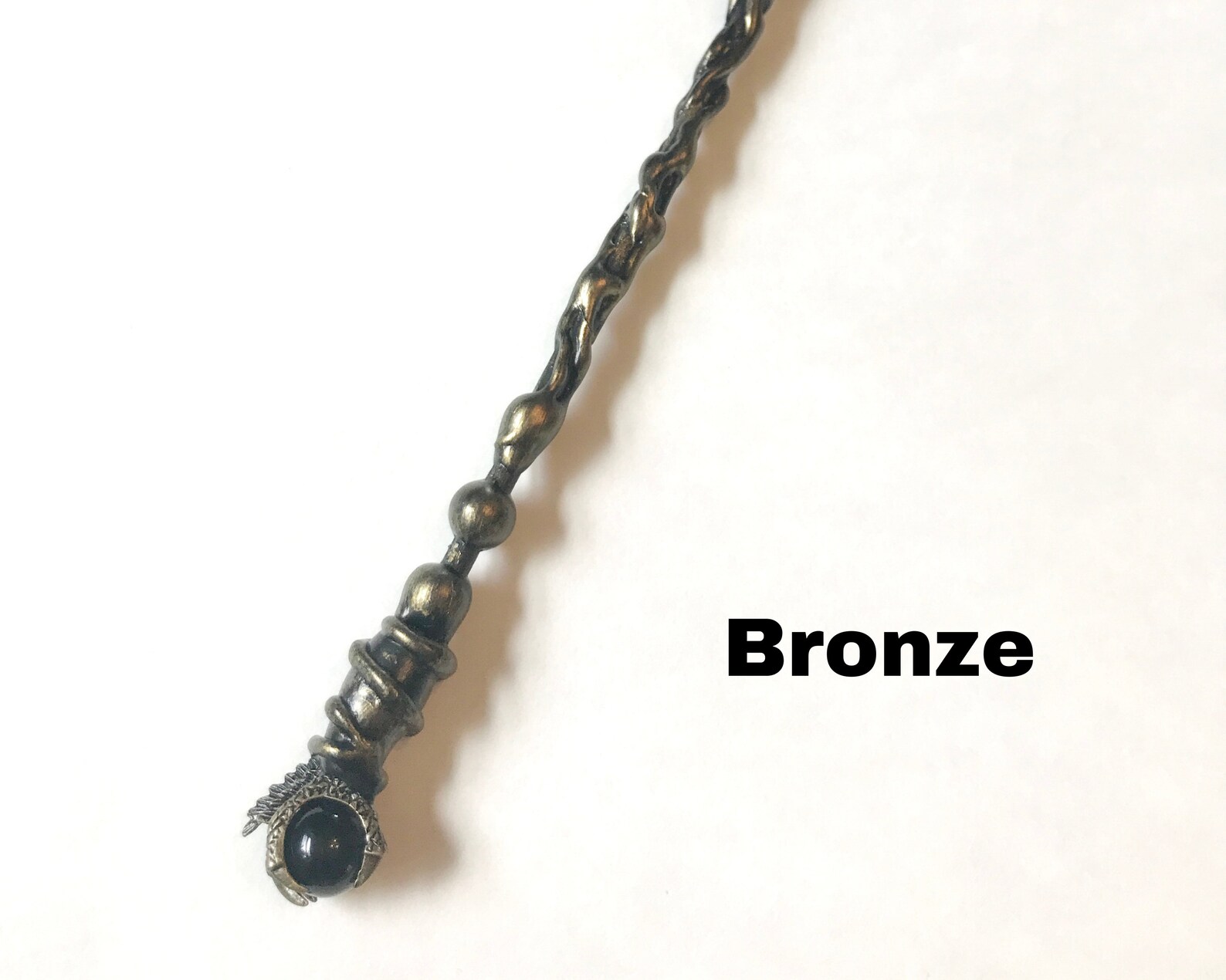 Dragon Claw Magic Wand for Wizard Bronze Silver Dragon Wand - Etsy