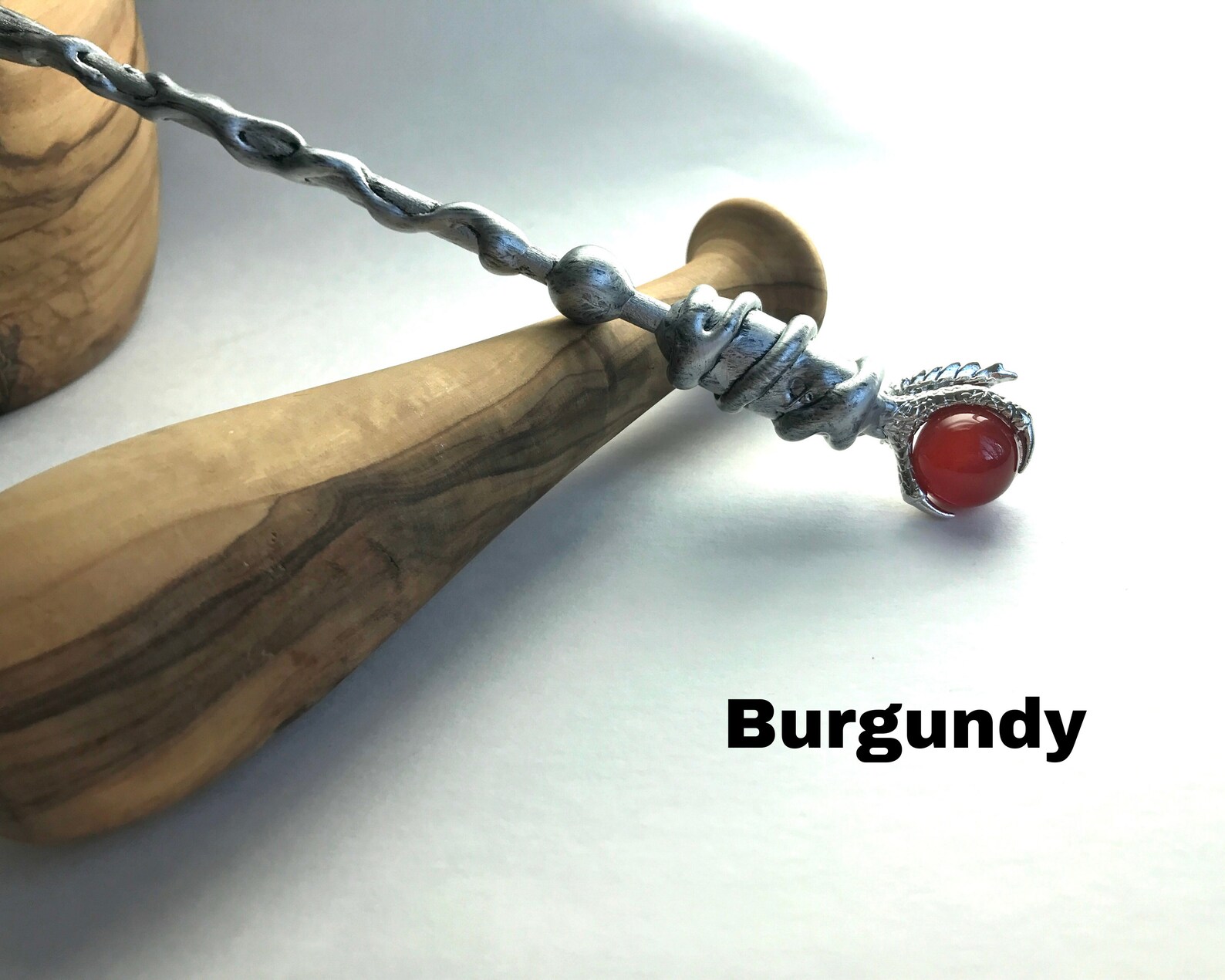 Dragon Claw Magic Wand for Wizard Bronze Silver Dragon Wand - Etsy