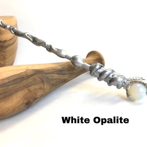 Dragon Claw Magic Wand for Wizard, Bronze Silver Dragon Wand for Witch ...