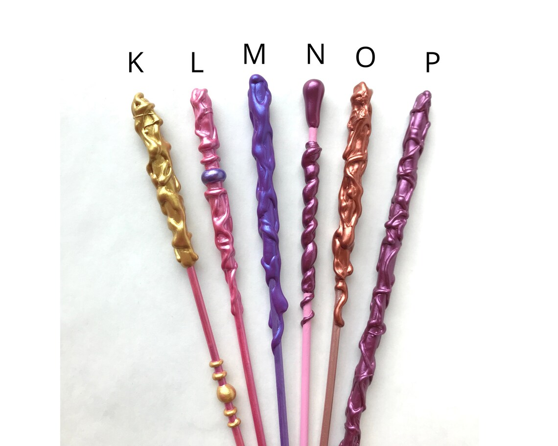 Colorful Magic Wands for Witches and Wizards Rainbow Magick - Etsy