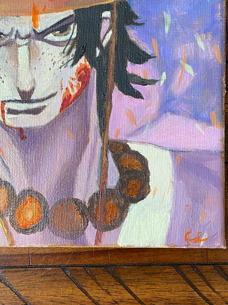One Piece Portgas D Ace Oil Painting on Canvas - Etsy