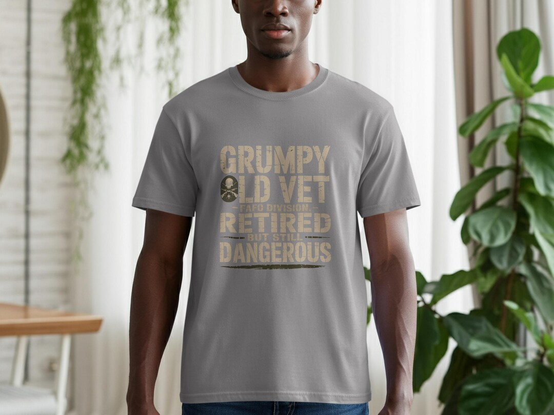 Grumpy Old Vet PNG, Retired Veteran Digital Download, Military Veteran ...