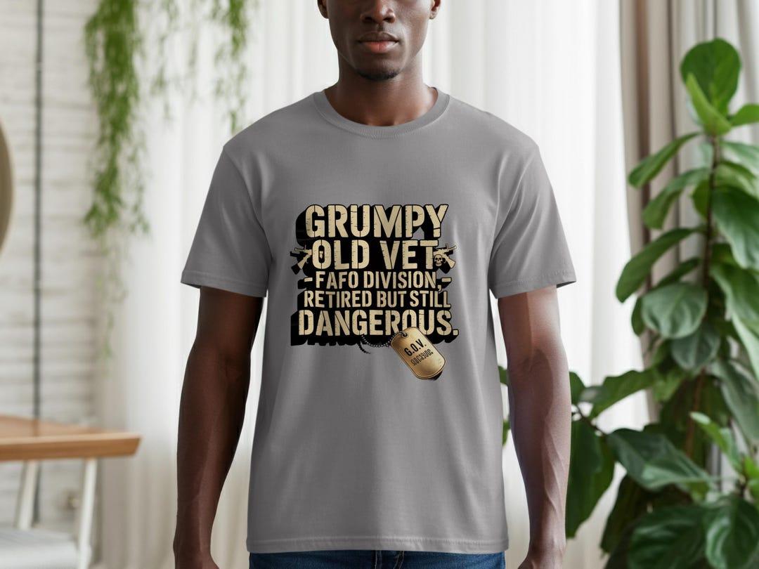Grumpy Old Vet PNG, Digital Download, FAFO Division Veteran Design ...