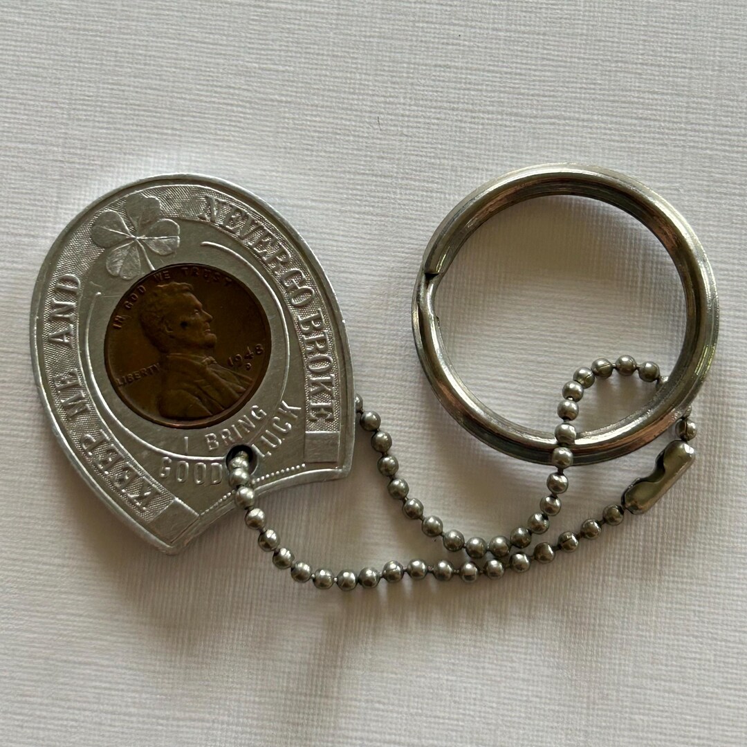 Encased 1948-D Lincoln Wheat Hay Penny Duquesne Pilsener Beer Good Luck ...