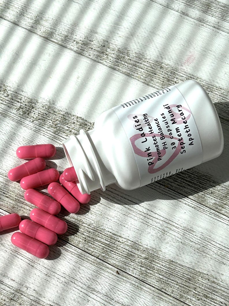 Pink Ladies Boric Acid Suppositories for Vaginal Health (30 or 60 Ct ...