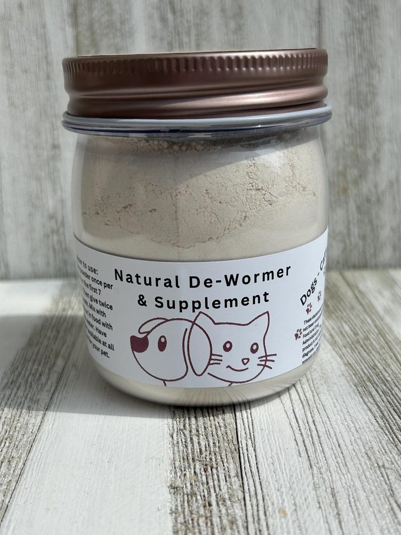 Dog Pup Cat Kitten Natural Dewormer Herbal Powder Supplement Food Grade - Etsy