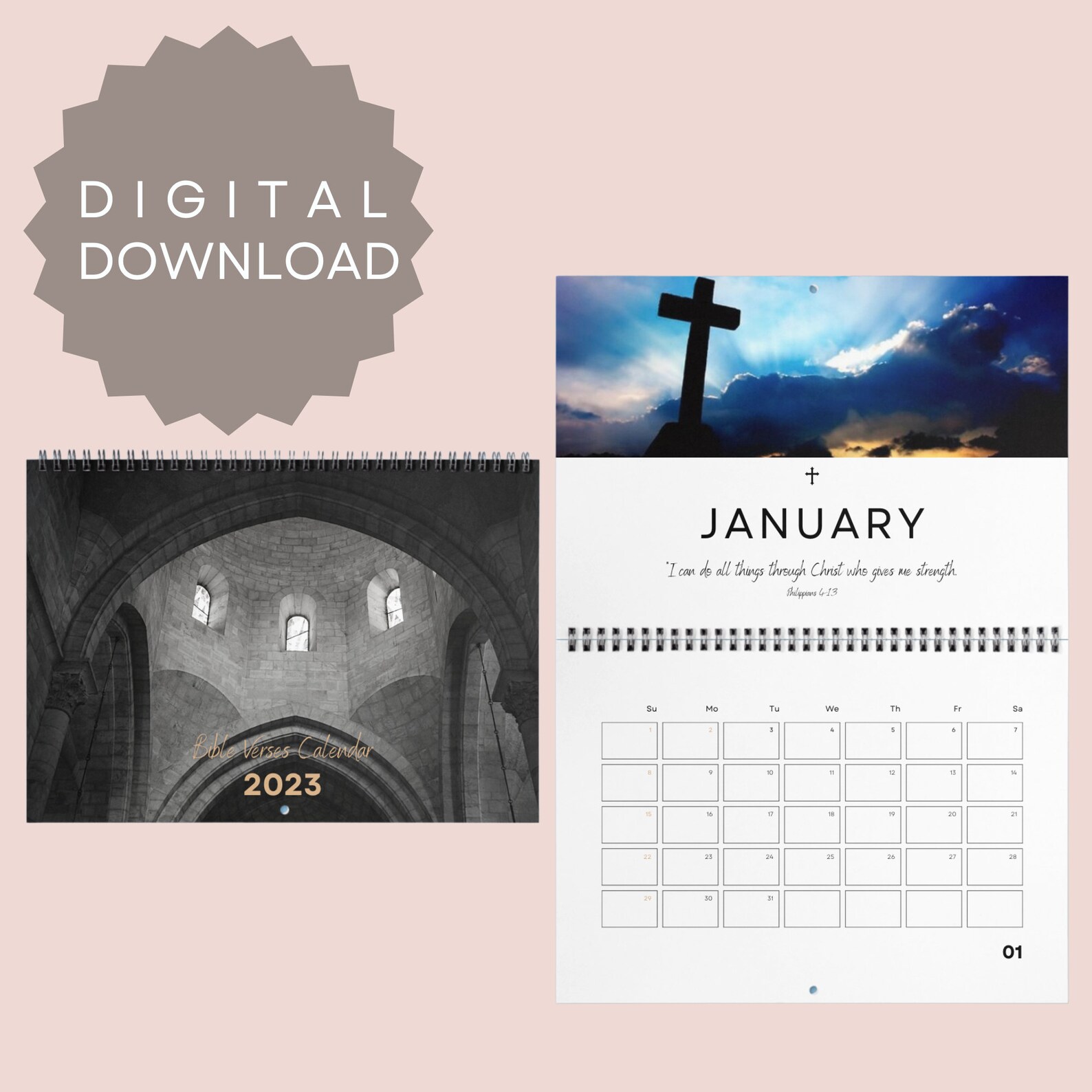 2023 Bible Verses Calendar - Etsy Australia