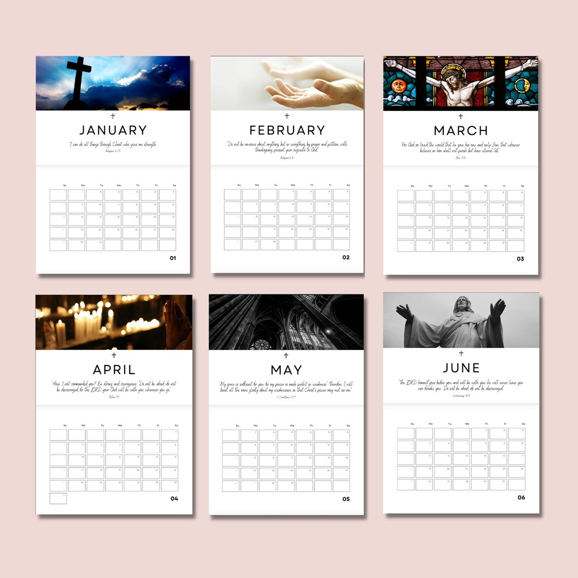 2023 Bible Verses Calendar - Etsy Australia