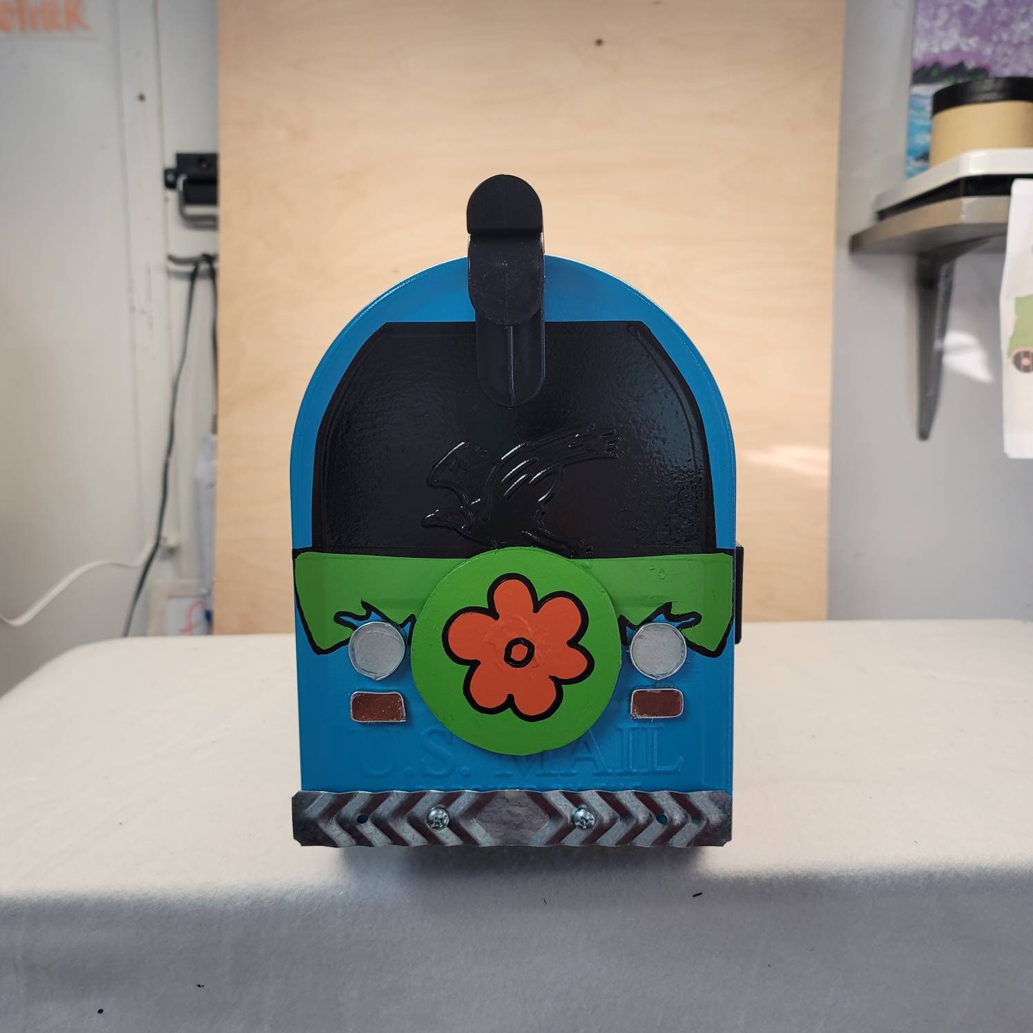 Mystery Machine Look-a-like Mailbox - Etsy