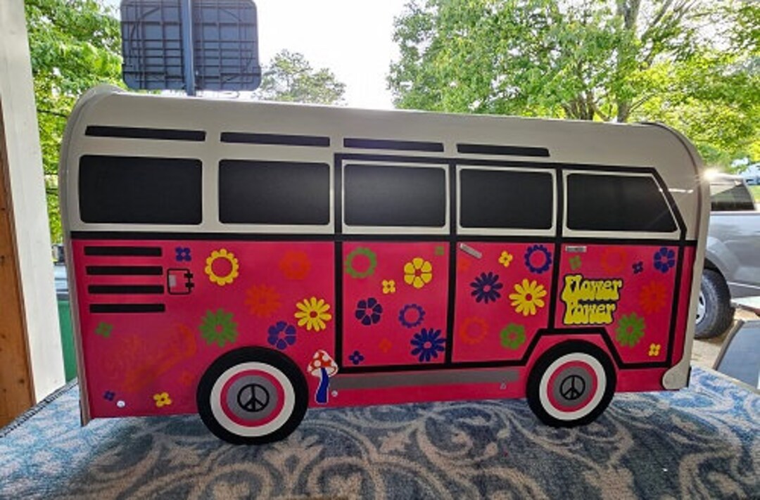 Large Size Mailbox With Decal Design. This is A Custom Made Camper Van ...