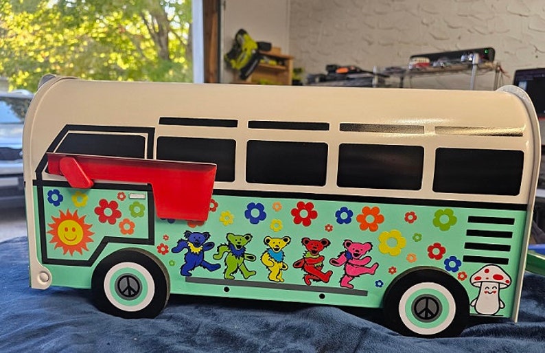 Large Size Mailbox With Decal Design. This is A Custom Made Camper Van ...
