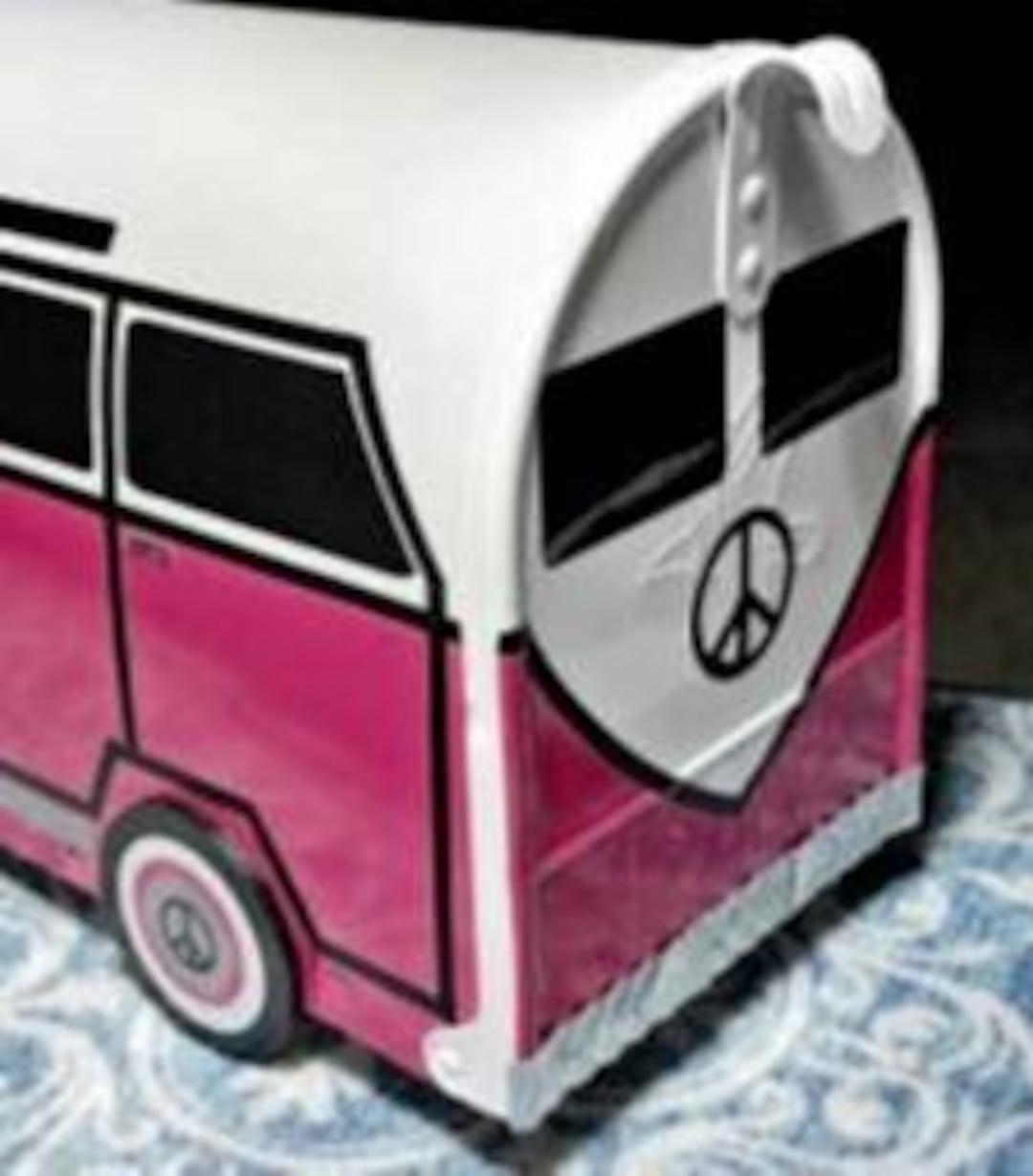 Large-size Mailbox Camper Van Mailbox (VW Camper Van Vibes) Custom. I ...