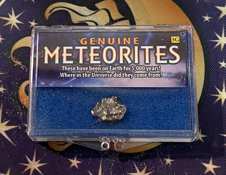 Genuine Meteorite in Case - Etsy
