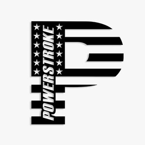 Powerstroke Flag | Png | Svg | Pdf | Jpeg | Cut Files - Etsy