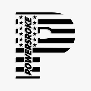 Powerstroke Flag | Png | Svg | Pdf | Jpeg | Cut Files - Etsy
