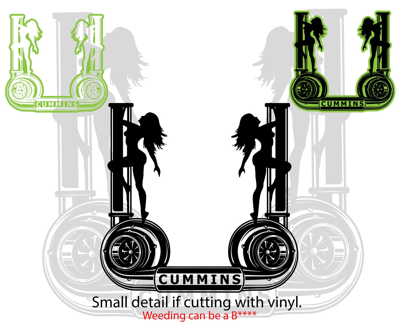 Cummins Stacks | Png | Svg | Pdf | Jpeg | Cut Files - Etsy