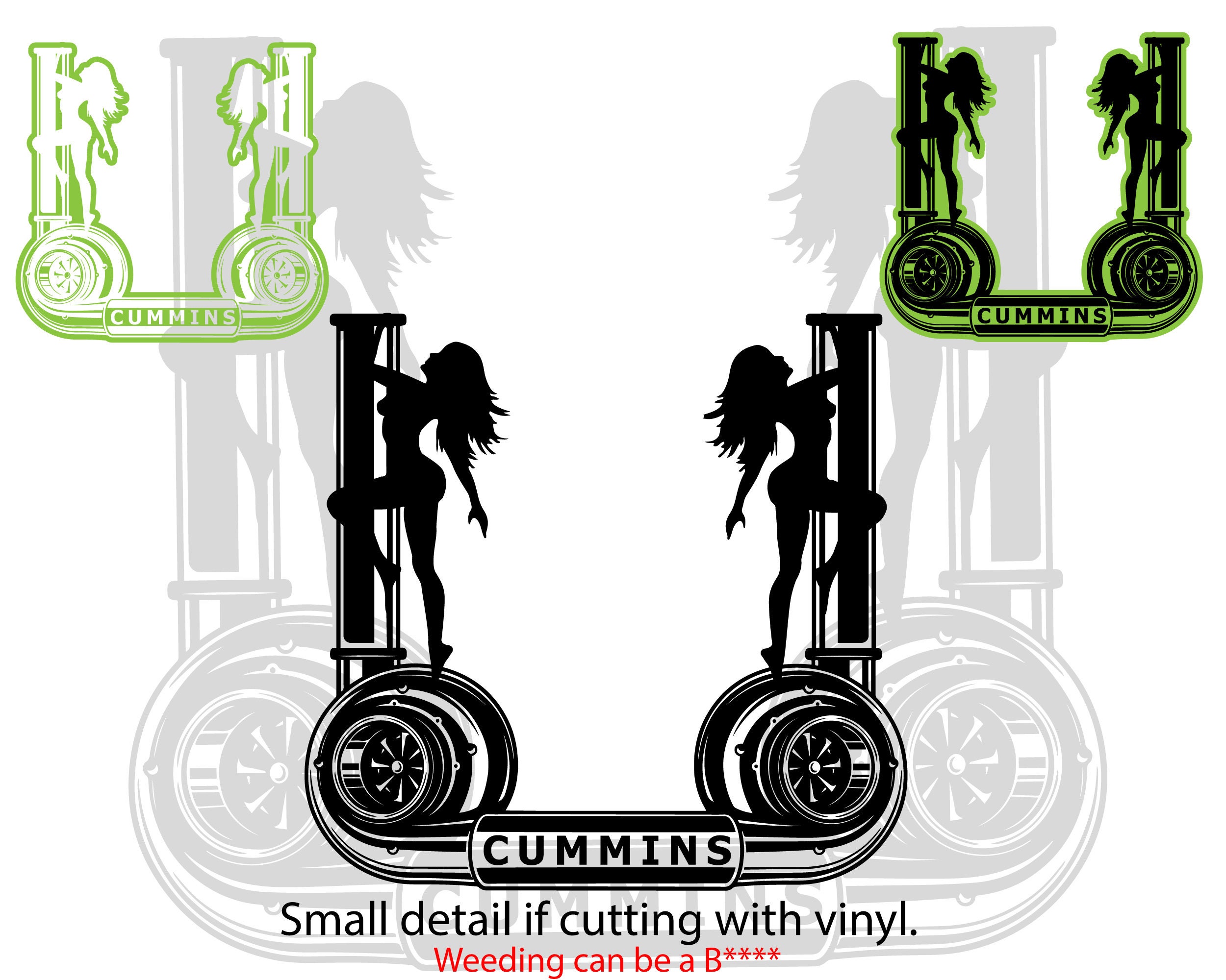 Cummins Stacks | Png | Svg | Pdf | Jpeg | Cut Files - Etsy