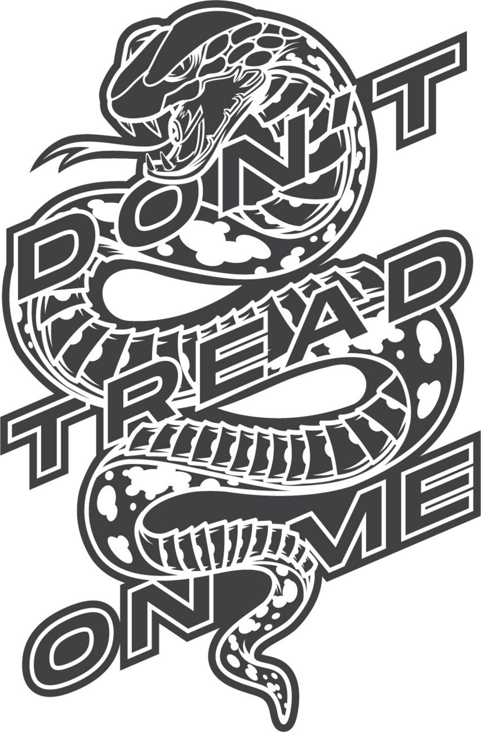 Don't Tread on Me | Png | Svg | Pdf | Jpeg | Cut Files - Etsy