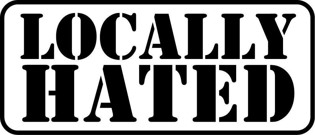 Locally Hated Png Svg Pdf Jpeg Cut files | Etsy